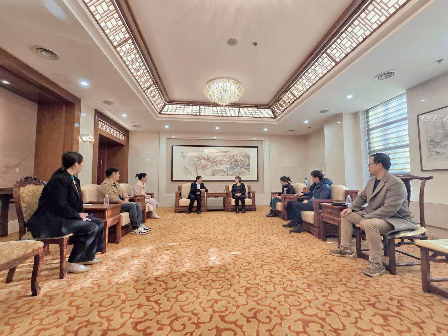 韩国福建商会领导以及苏健胜董事长苏志恆总经理拜访驻韩商务参赞冉德燕 动态 韩国福建商会